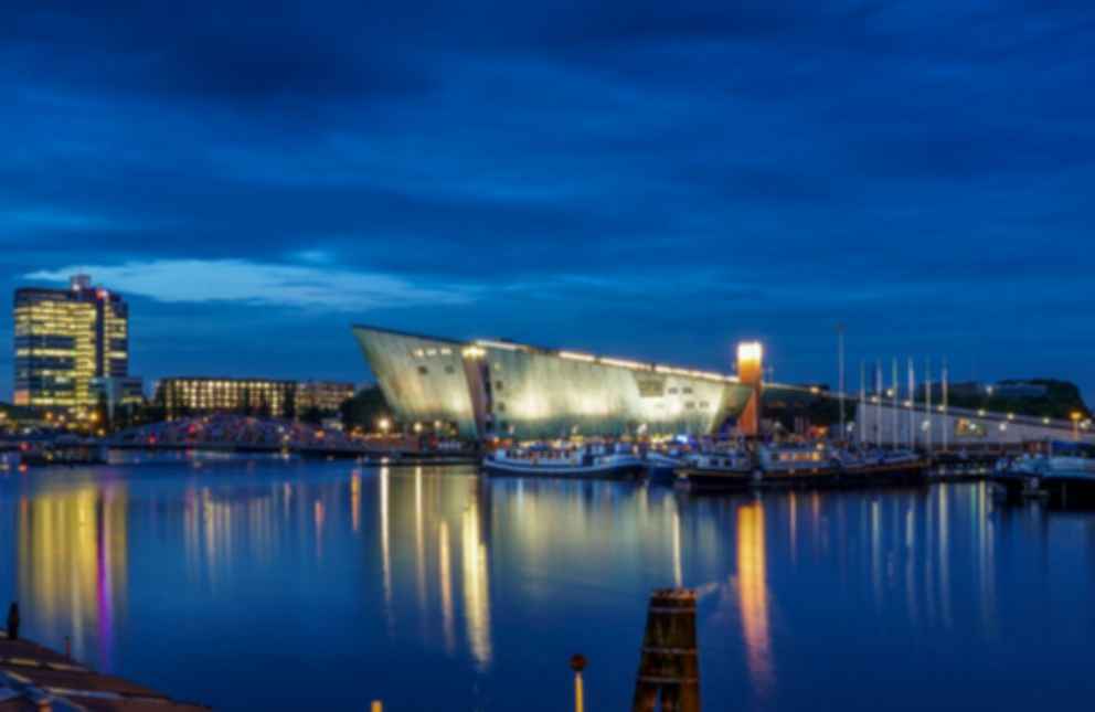 NEMO Science Museum - Night - modlar.com