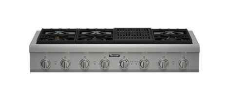 Thermador 48" Gas Rangetop 6 Burner w/ Elec. Grill PCG486NL - modlar.com