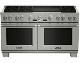 PRD606REG 60 inch Dual fuel pro grand Range with double griddle ...