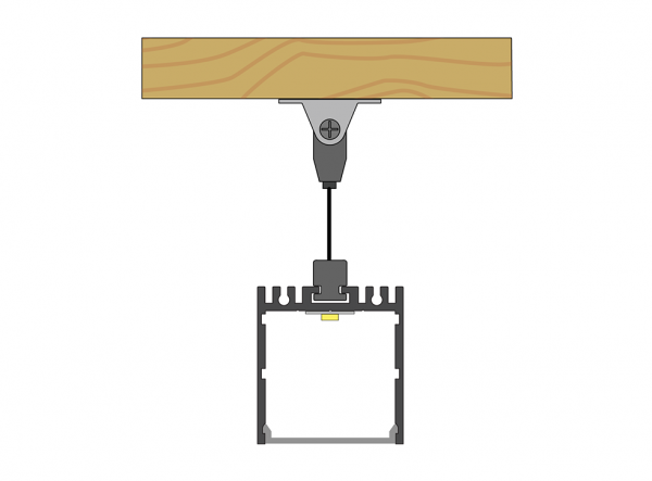Suspan® 1 Suspended LED Light Channel Fixture - modlar.com