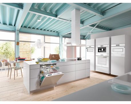 DA6690W Puristic Wall Ventilation Hood Brilliant White- 36" - modlar.com