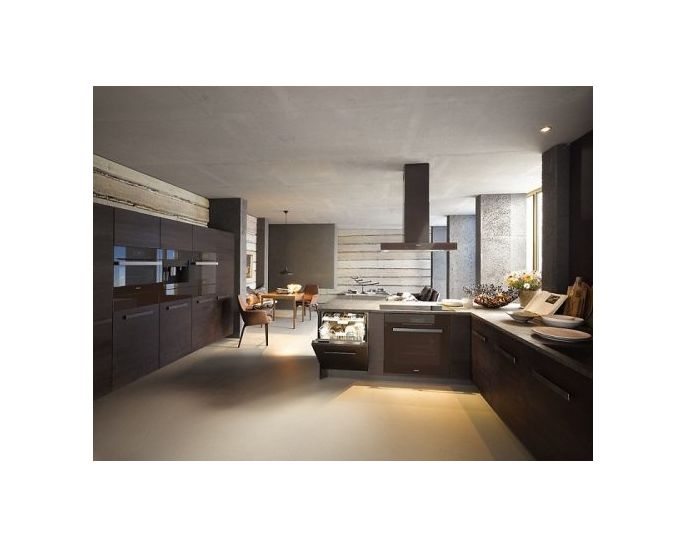 DA6690W Puristic Wall Ventilation Hood Obsidian Black- 36" - modlar.com