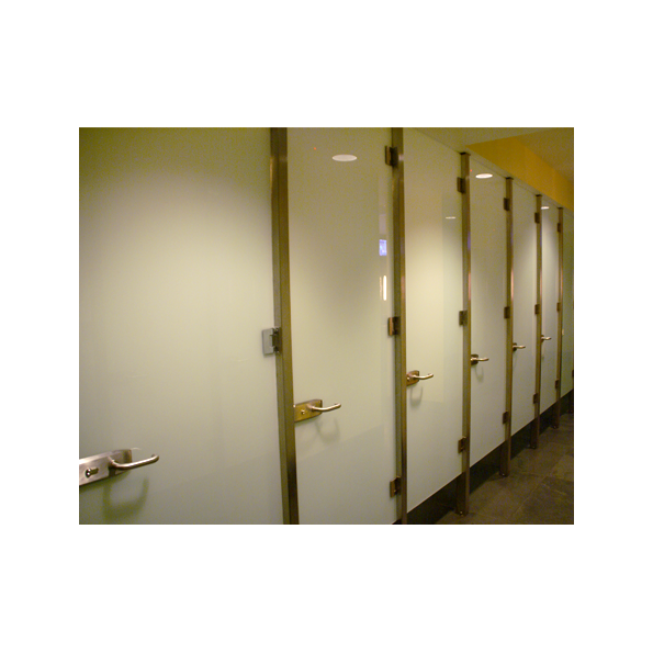 Frameless Glass Restroom Partition System - modlar.com