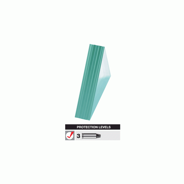 CRL Bullet Resistant Glass Clad Polycarbonate (Protection Levels 1-8 ...