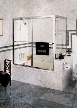 Framed Corner Tub Enclosure - B-636B - modlar.com