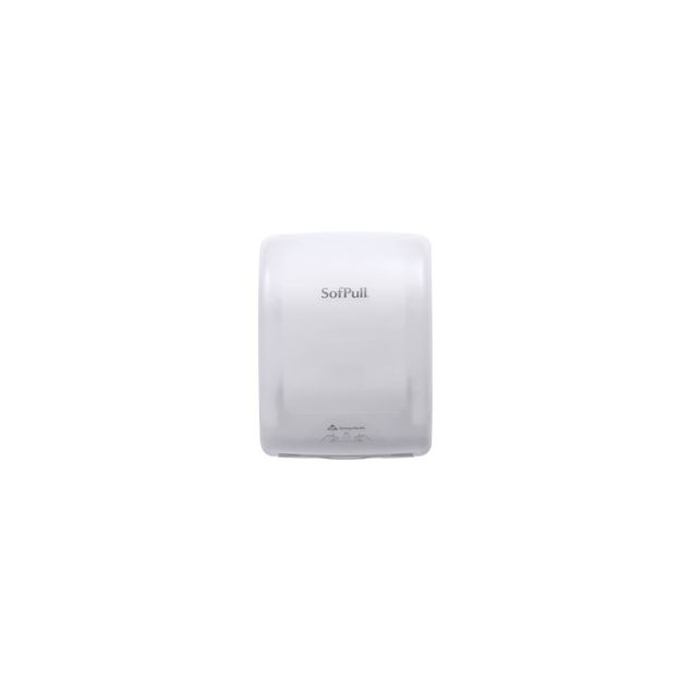 GP SofPull® White Mechanical Hardwound Roll Towel Dispenser - modlar.com