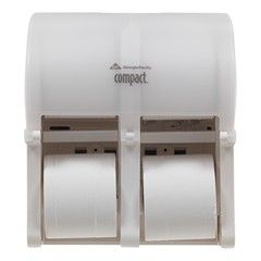 GP Compact Quad® Translucent White Vertical Four Roll Coreless Tissue ...