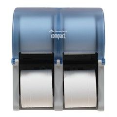 GP Compact Quad® Splash Blue Vertical Four Roll Coreless Tissue ...