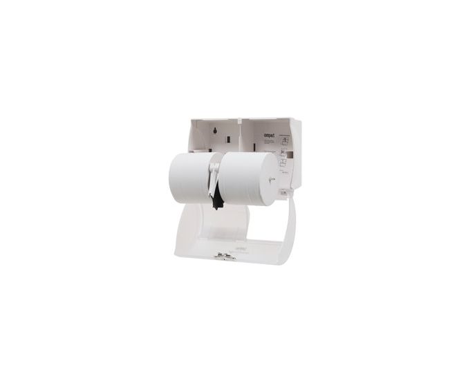 GP Compact® Translucent White Side-By-Side Double Roll Bathroom Tissue ...
