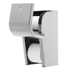 GP Compact® Stainless Steel Vertical Double Roll Bathroom Tissue ...