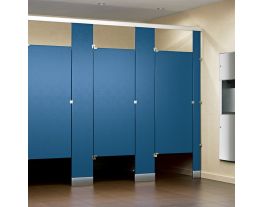 Solid Plastic HDPE Polymer Toilet Partitions - modlar.com