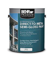 Behr Premium 174 Direct To Metal Semi Gloss Paint No 3200 Modlar Com