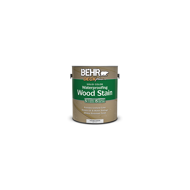 BEHR® Solid Color Waterproofing Wood Stain No. 211 - modlar.com
