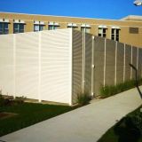 Aluminum Fixed Louver Fence - modlar.com