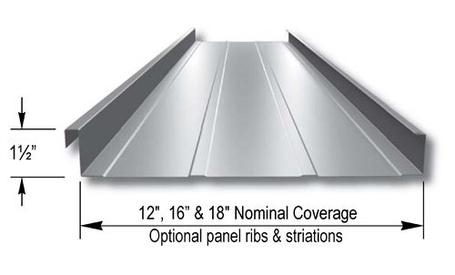 1½" ZIP-LOK Roof Panel - modlar.com