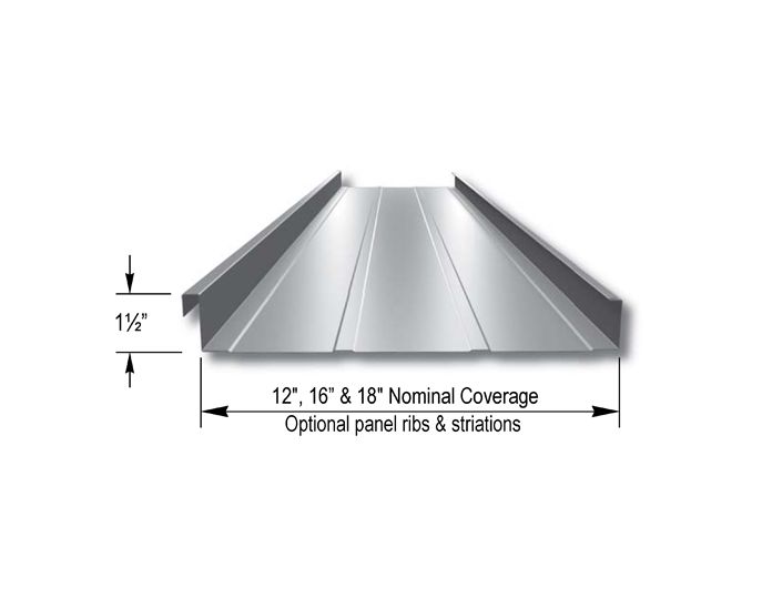 1½" ZIP-LOK Roof Panel - modlar.com