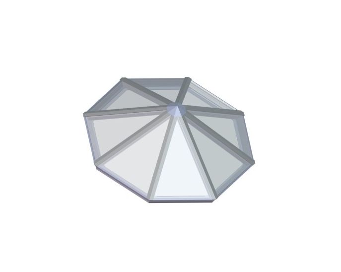 Octagonal Pyramid Skylighting System - modlar.com