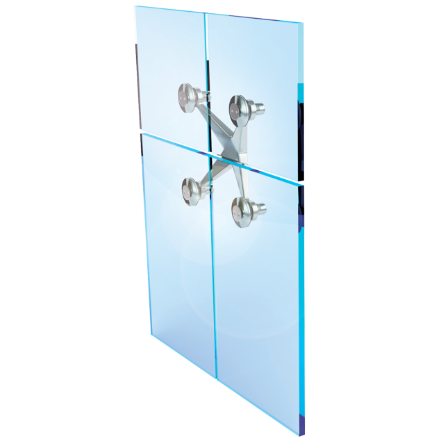 Point Support Spider Fittings and Tempered Glass - modlar.com