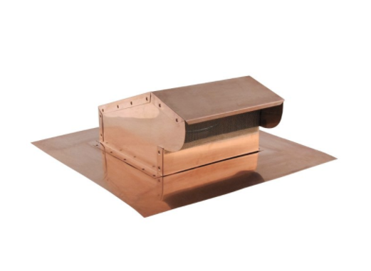 BKCU Bath Fan or Kitchen Exhaust Copper Roof Vent - modlar.com