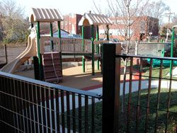 Narrow Rectangular Steel Fence - modlar.com