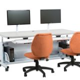 Deluxe Height Adjustable Computer Table - modlar.com