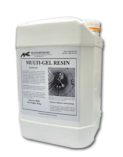 Multigel Water-Reactive Polyurethane Injection Resin - modlar.com