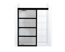 GRIDSCAPE™ Series Full Divided-Light Sliding Splash Screen Shower Door ...
