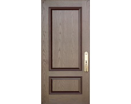 Oak Grain 2 Panel Embossed Doors - modlar.com