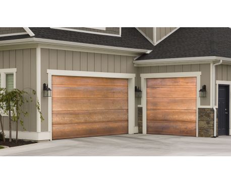 Copper Garage Door - modlar.com