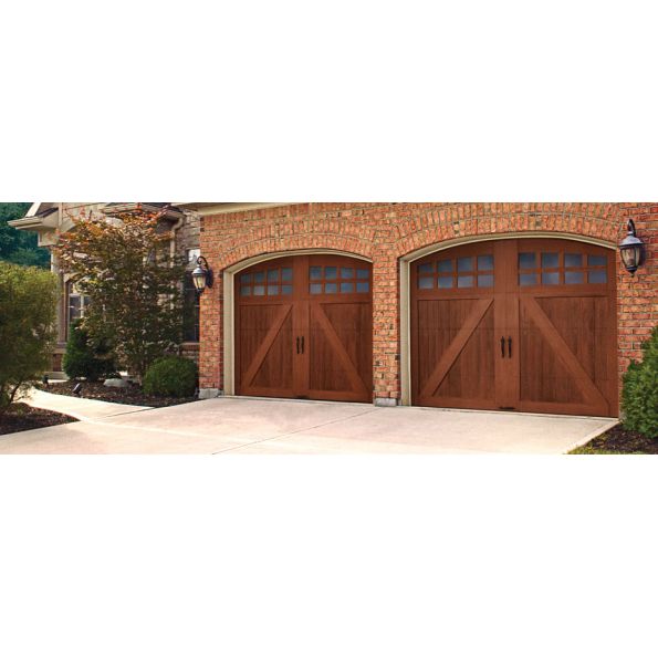 Custom Crafted Wood-Look 5-Layer Garage Door - modlar.com