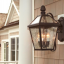 London™ Lantern 10" Wide Scrolled Arm Exterior Wall Light - modlar.com