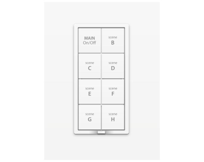 8-Button On-Off Wall Keypad - modlar.com