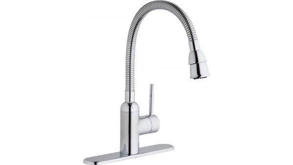 Elkay Pursuit Laundry/Utility Faucet with Flexible Spout Forward Only ...
