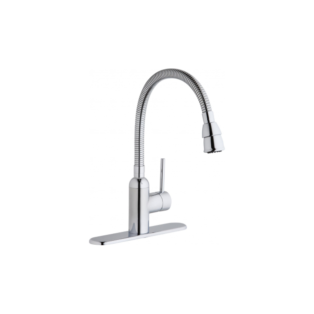 Elkay Pursuit Laundry/Utility Faucet with Flexible Spout Forward Only ...