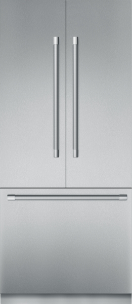 36 inch Pre-Assembled Built-in Bottom-Freezer with Professional Handles ...