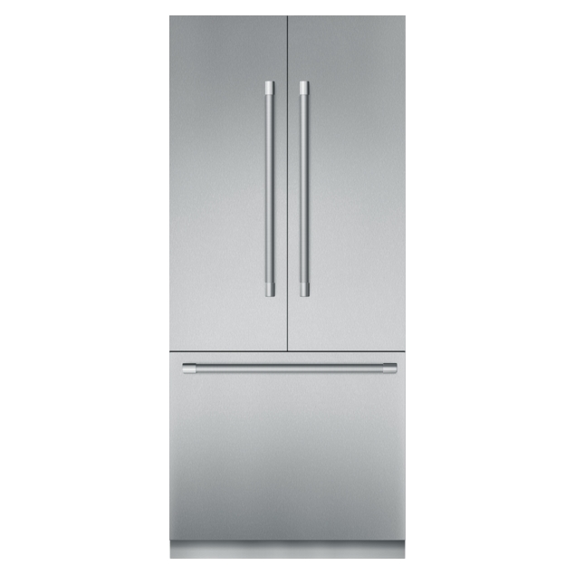 36 inch Pre-Assembled Built-in Bottom-Freezer with Professional Handles ...
