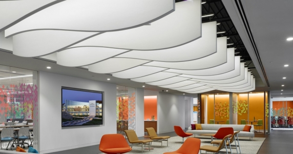 Acoustical Baffles for Partial Ceiling Coverage - modlar.com