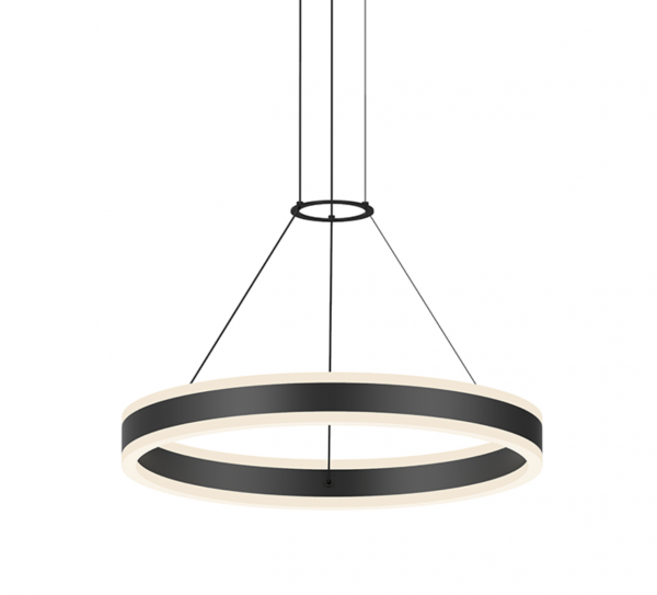Double Corona 24" LED Ring Pendant - modlar.com