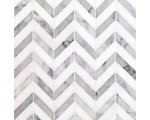 Talon Carrara and Thassos Marble Tile - modlar.com