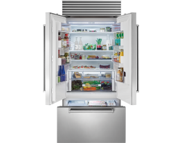 36" Classic French Door Refrigerator/Freezer with Internal Dispenser ...