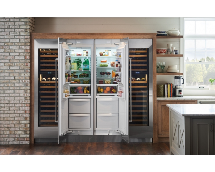 24" Designer Column Refrigerator/Freezer - Panel Ready IC-24C - modlar.com
