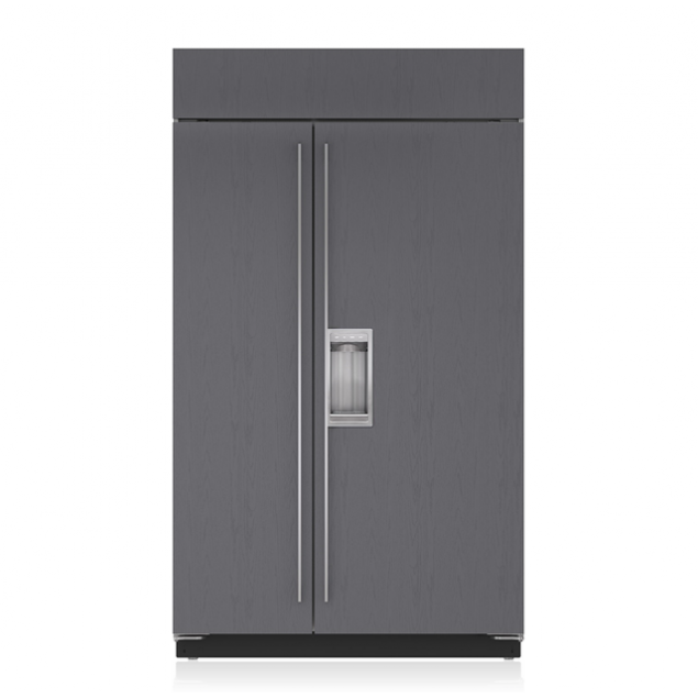 48" Classic Side-by-Side Refrigerator/Freezer with Dispenser - Panel ...