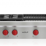 48" Sealed Burner Rangetop - 6 Burners and Infrared Charbroiler SRT486C ...