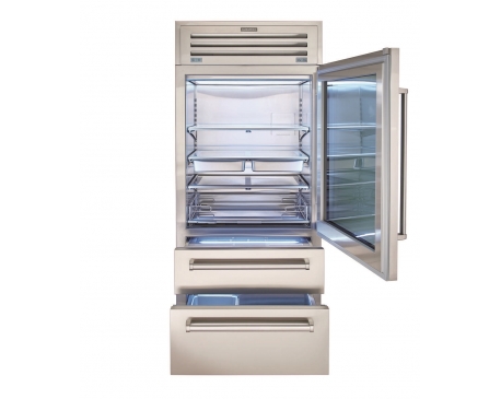 36" PRO Refrigerator/Freezer with Glass Door PRO3650G - modlar.com
