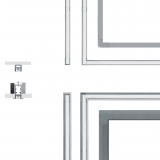 Continuous Rod Minimal Surface Mounted Light - modlar.com