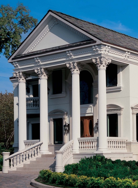 Architectural Mall Polymer Stone Columns - modlar.com