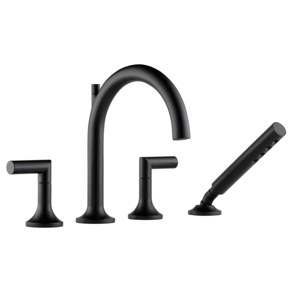 JASON WU FOR BRIZO™ 4-Hole Roman Tub with Hand Shower - T67475-BL ...