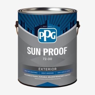 SUN PROOF® Exterior House and Trim Satin Latex 100% Acrylic - modlar.com
