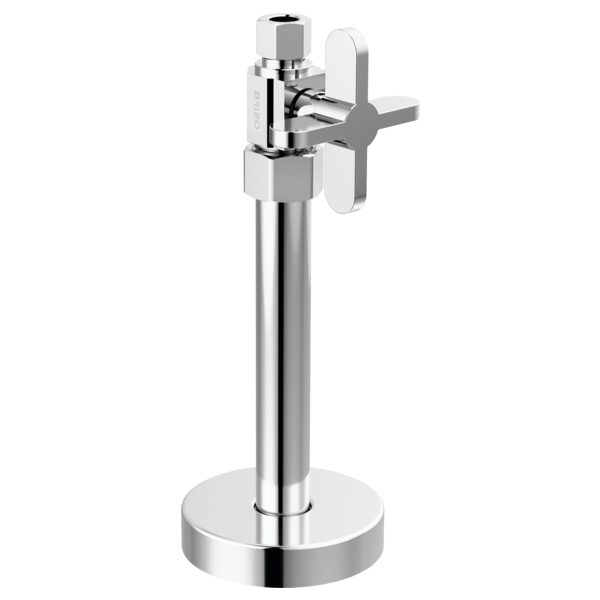 Straight Supply Stop Valve with Cross Handle - BT021204-PC - modlar.com