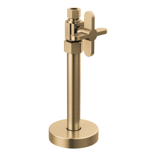 Straight Supply Stop Valve with Cross Handle - BT021204-PC - modlar.com